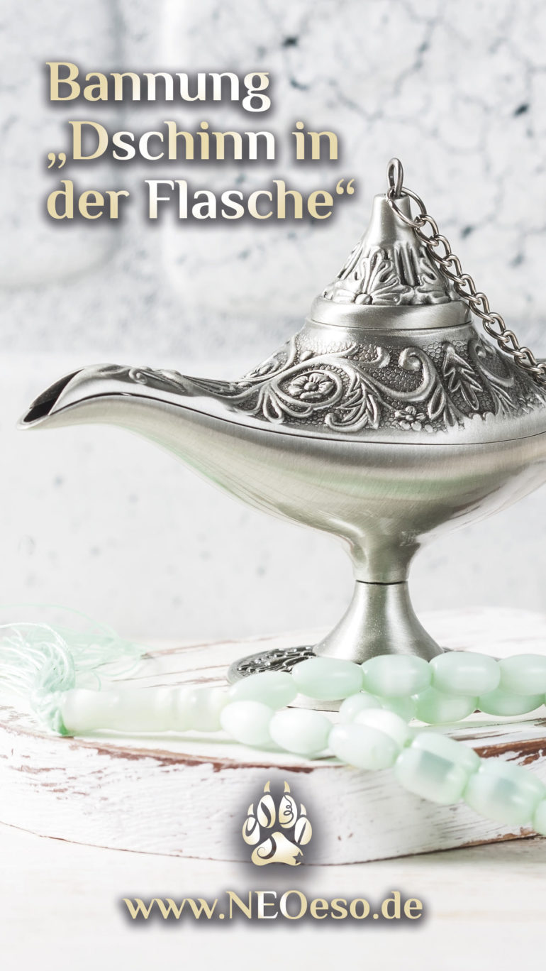 Flaschenzauber 🧞 "Dschinns-Falle" 🧞 Dschinn in der Flasche - NEOeso ...