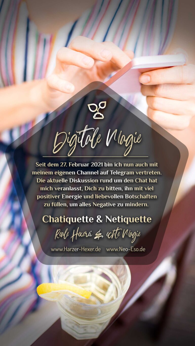 Netiquette 💬 NEOeso® auf Telegram 💬 Chatiquette - NEOeso® | Elementares ...