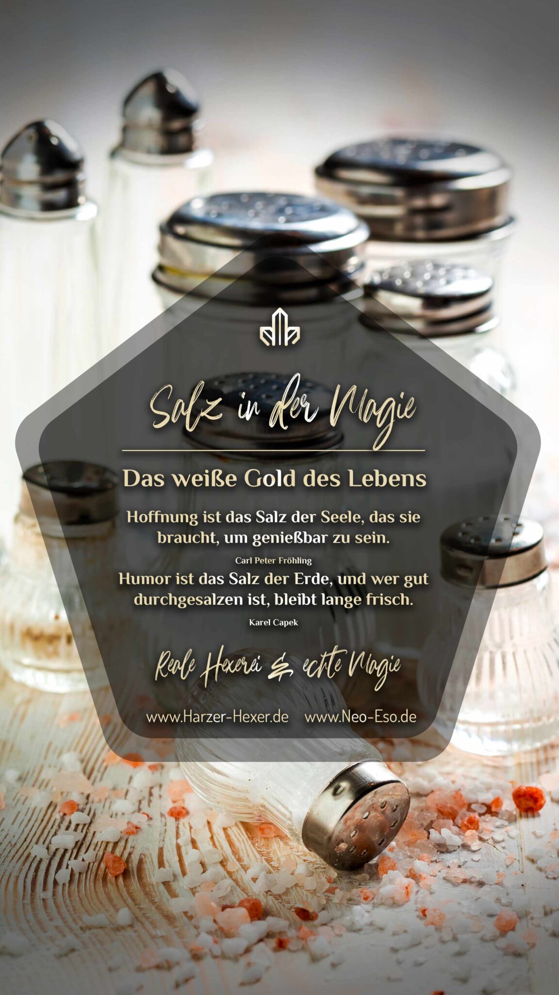 Magisches Salz 🧂 Das weiße Gold 💎 Salz in der Magie - NEOeso® | Elementares erleben 🌱🔥💨💦