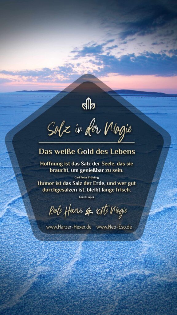 Magisches Salz 🧂 Das weiße Gold 💎 Salz in der Magie - NEOeso® | Elementares erleben 🌱🔥💨💦
