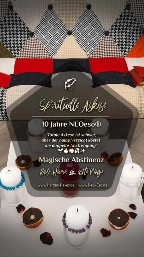 Spirituelle Askese 💫 Magie Fasten 💫 Zauber Abstinenz - NEOeso ...